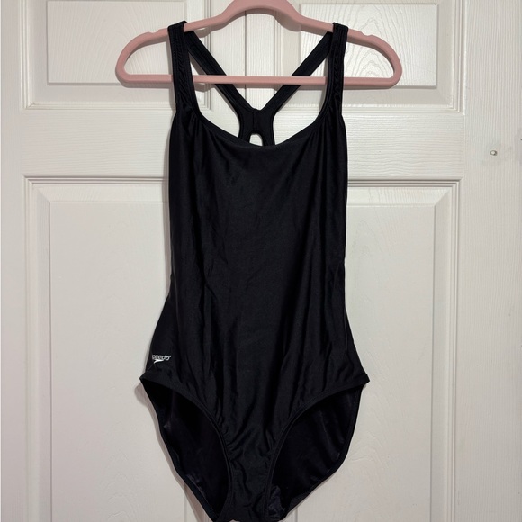 Speedo | Swim | Speedo Black Onepiece Racerback Swimsuit | Poshmark